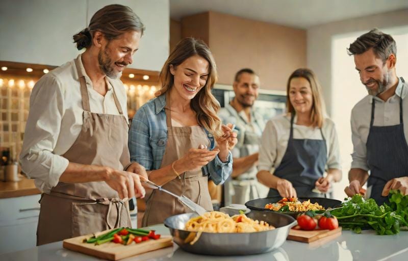 Why cooking together is better than cooking on your own