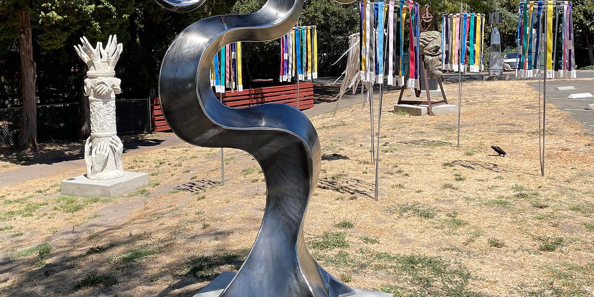 New sculptures for the Sebastopol Sculpture Garden
