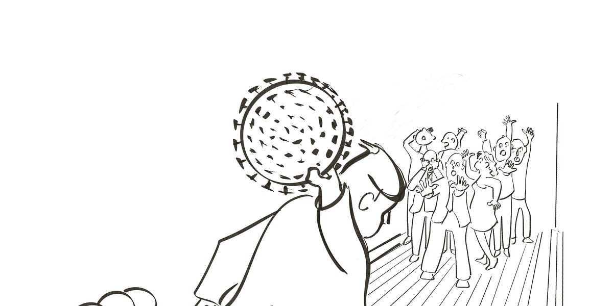 Covid Times (1/2) - by Robert Labossiere - 'Toonsday