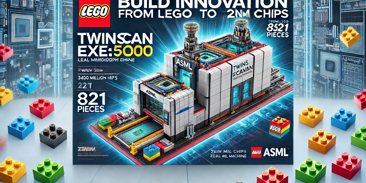 🛠️樂高迷注意！ASML推出極紫外光機模型 - by Andy Hsieh - Grab a Chip｜半導體速報