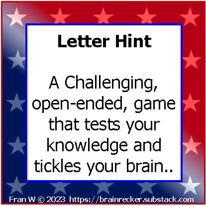Patrick Henry Letter Hint - by Fran W