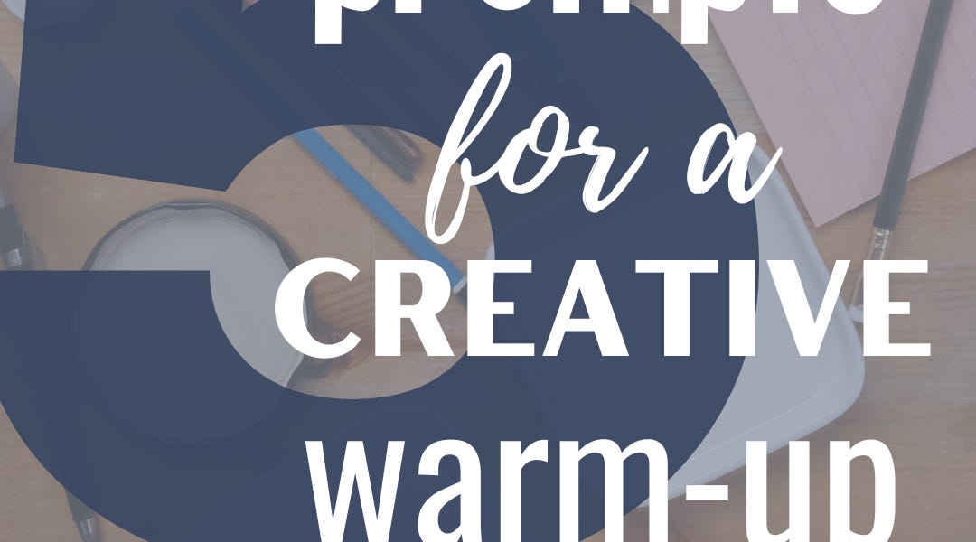 Warm-up exercises to get ready for a month of play and exploration