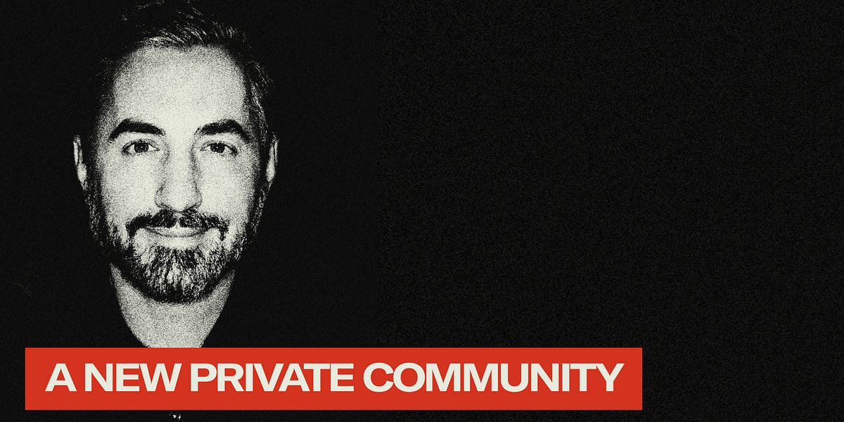 Big update, Diggnation is back, a new private community, and more