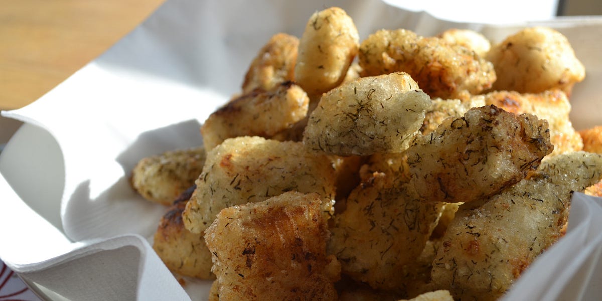 Crispy Dill Fried Fish - by Angie Alt