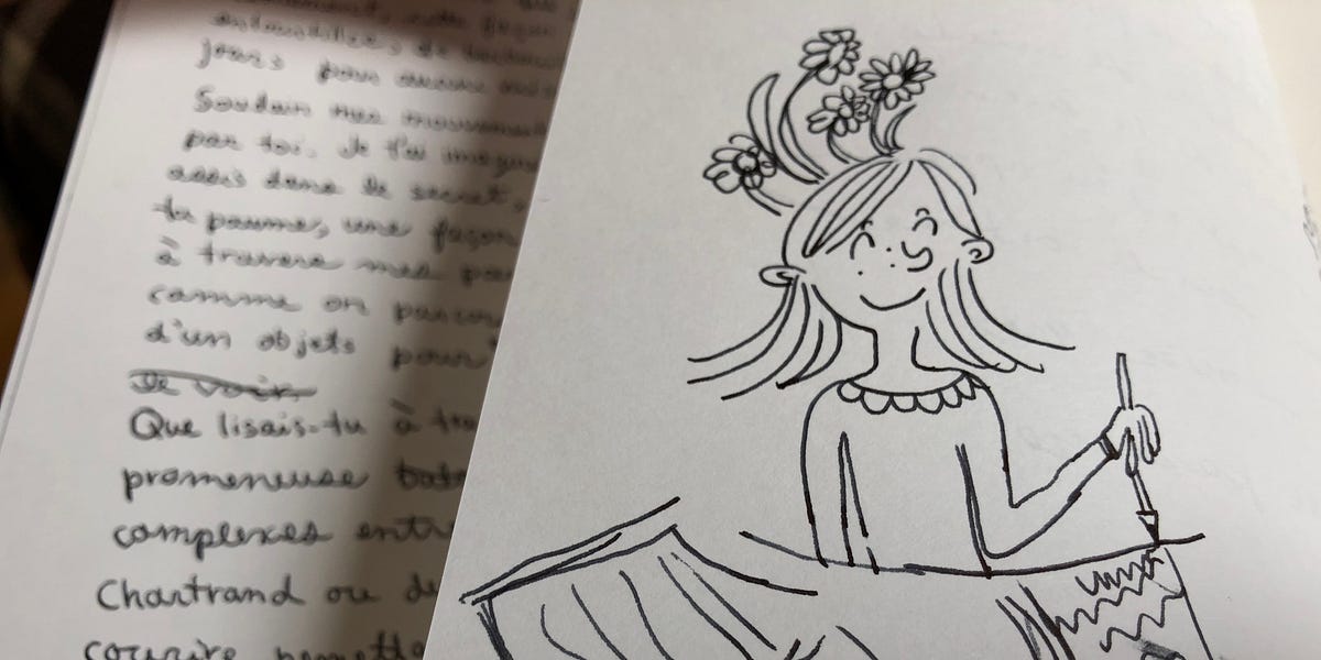 L'angoisse d'une page blanche - by Anne Genest