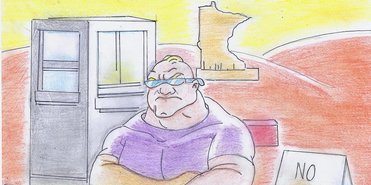 Weekly cartoon: No entry - by Ryan M Stoick