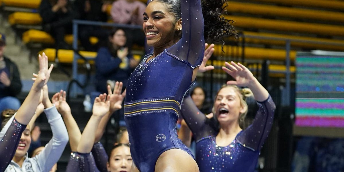 No.3 Cal Women's Gymnastics breaks program records in win at No.9 UCLA