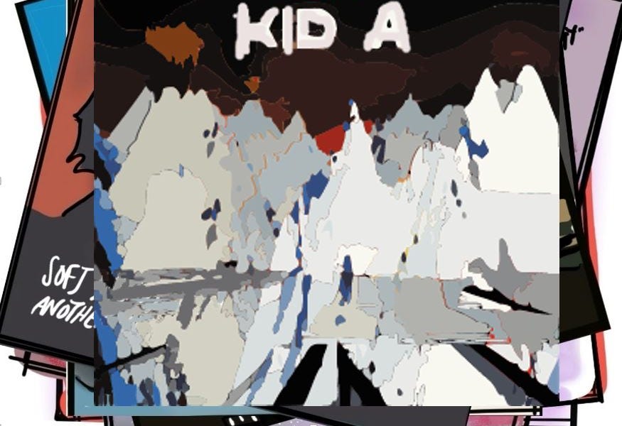 Radiohead-"Kid A" - by Jenny Bourque - The Shoebox