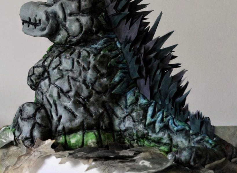 Godzilla Cake: The Making of - by Victoria