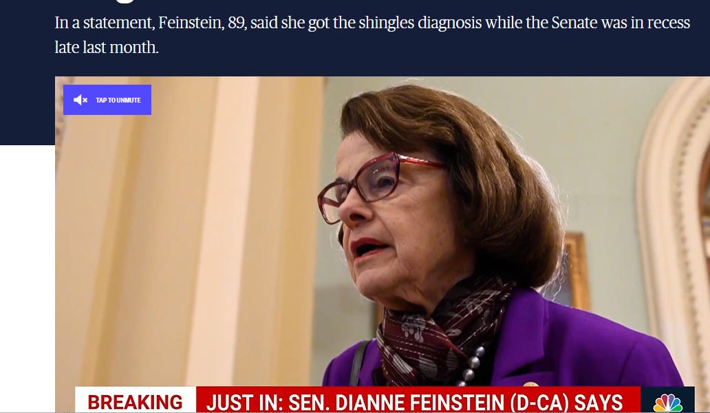 Why is US Senator Diane Feinstein hiding her medical history w.r.t ...
