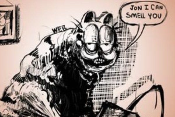 Surreal, Terrifying Garfield Comics Are Suddenly Everywhere