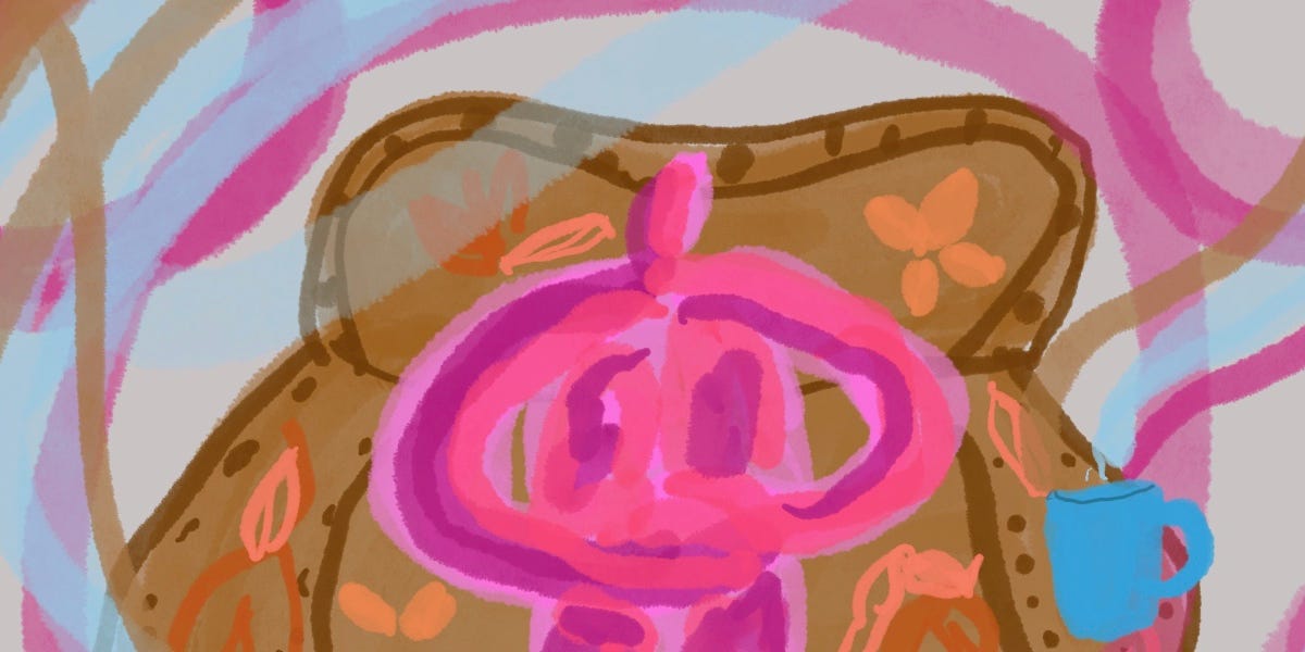 An ode to my thinking chair - Keeley Shaw Art