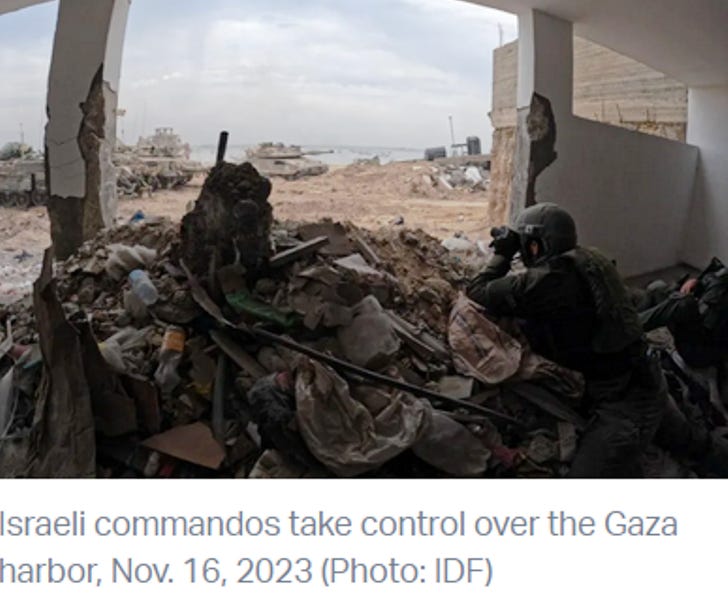 Day 41: IDF seizes control of Gaza harbor, destroying monument to 2010 ...