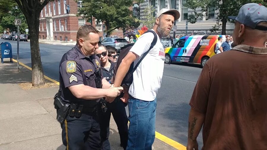 Police Corruption! Christian Arrested in PA for Preaching Three Words ...
