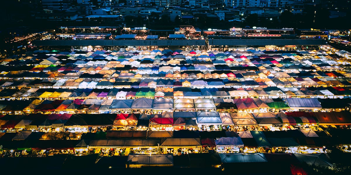 Ratchada Train Market - by Erik Rozman - Erik’s Substack