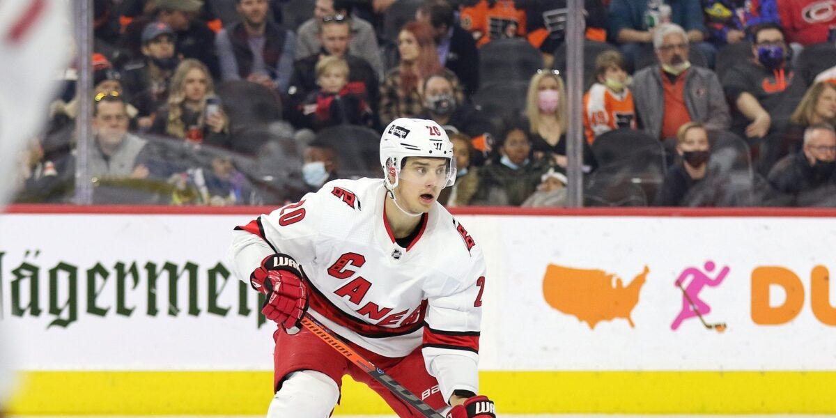 Hurricanes' Aho Climbs to Points Lead & Cam Ward's Number
