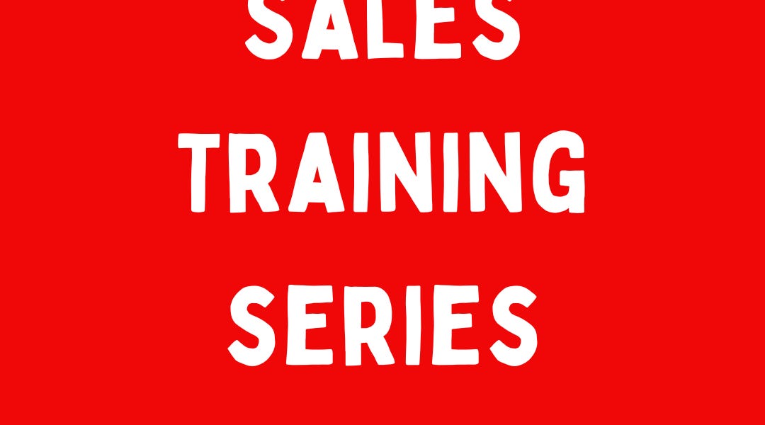Sales Training Series #1 - BowTiedSalesGuy