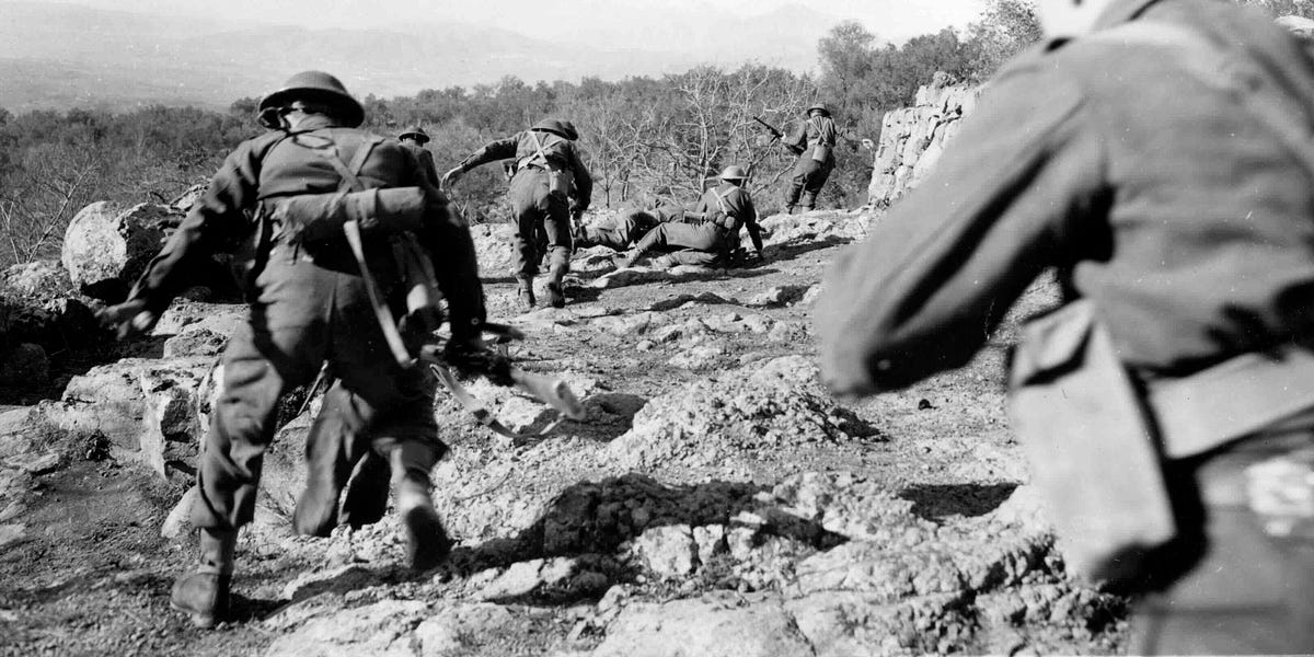 Shot in the neck during dawn raid - by Martin Cherrett