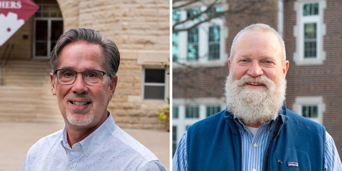 'Working with our students keeps us young': Allen Jantz, Doug Siemens ...