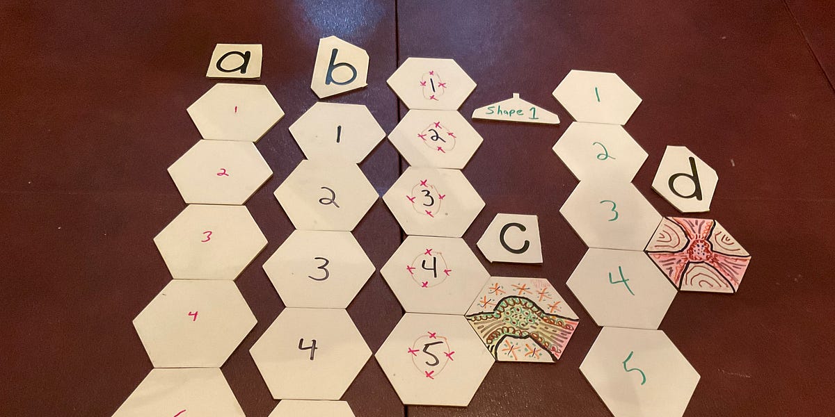 The Hexagon Puzzle - Six Tiles - by Buffalo_Ken