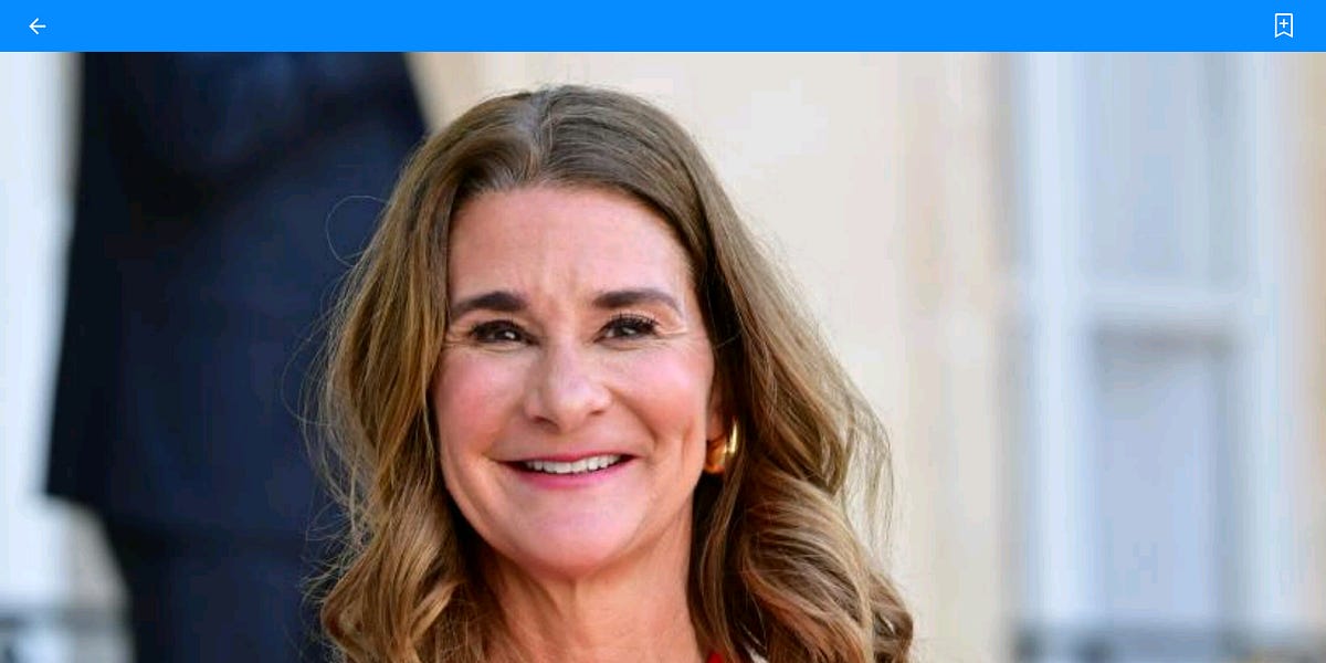 Melinda Gates and Kevin Kline have never been seen together.