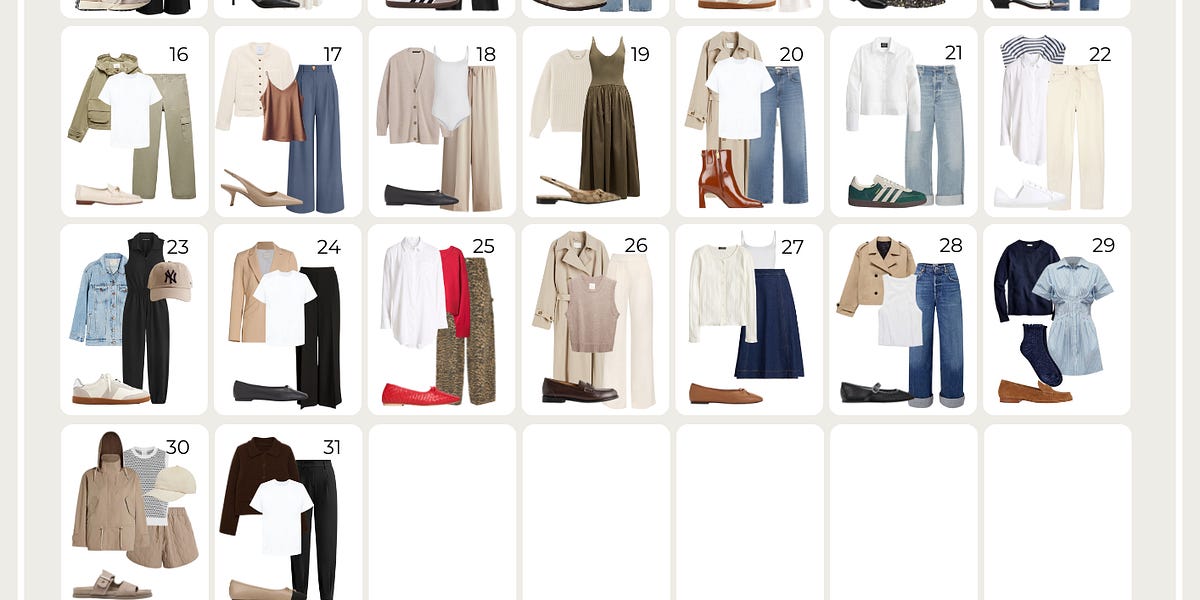 The Outfit Planners Are Back! - by Sarah Hancock