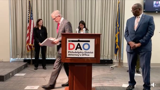 The runaway D.A. - by Ralph Cipriano - Big Trial