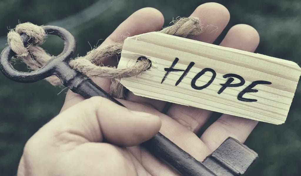 Say "Hello" to 2024 With Hope! - by Sharon Beth O'Maley