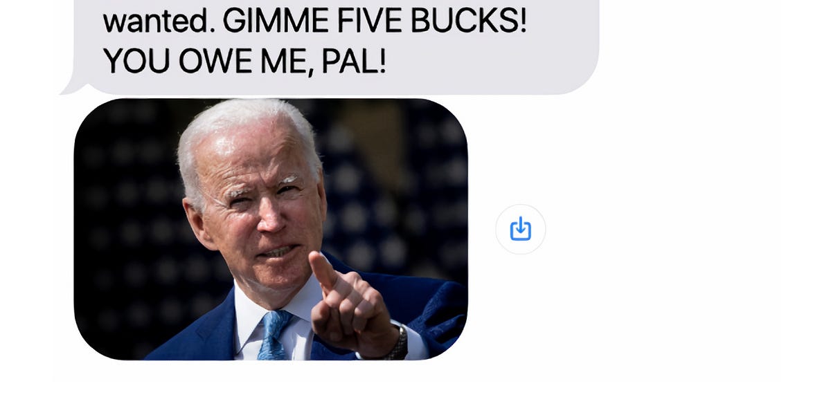 Political text messages I might not block - by Greg Nix
