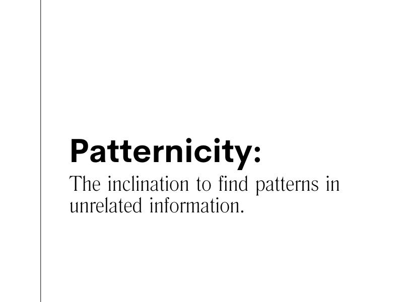 Patternicity at Play - The Daily Spark