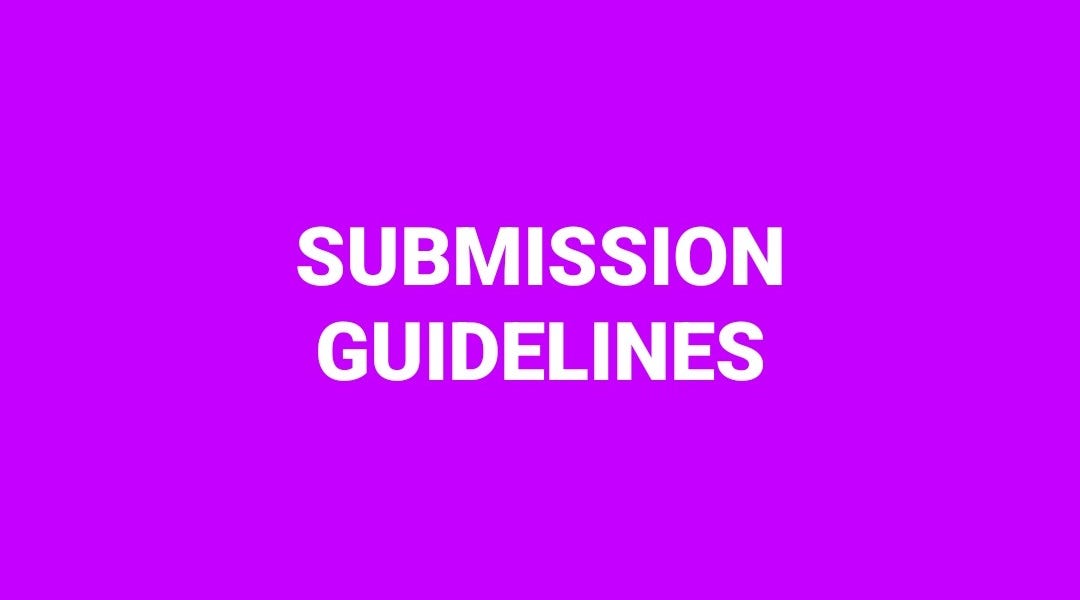 SUBMISSION GUIDELINES - by Elissa Wald - JUDITH MAGAZINE