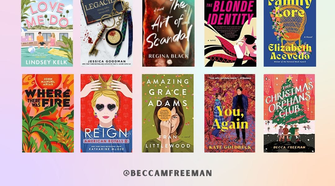 Q3 2023 Most Anticipated Reads - by Becca Freeman