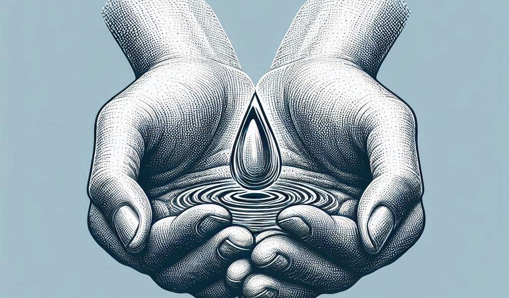 Crying for water to carry - by Rose Vines