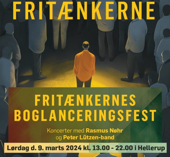 FRITÆNKERNES BOGLANCERINGSFEST - by Flemming Blicher