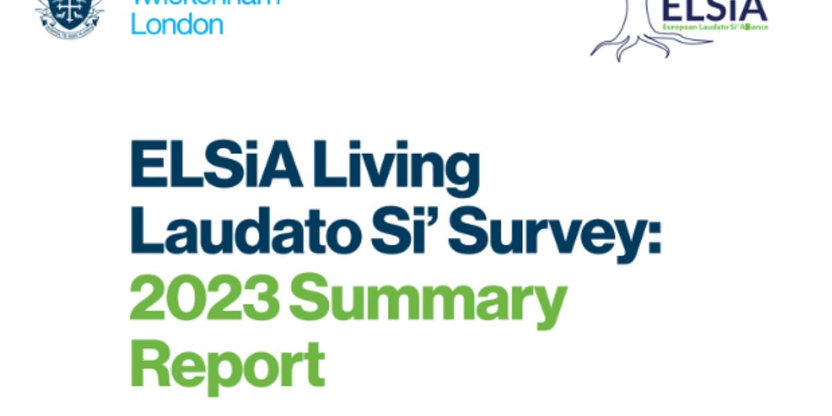 ELSiA Living, Laudato Si’ Survey: 2023 Summary Report