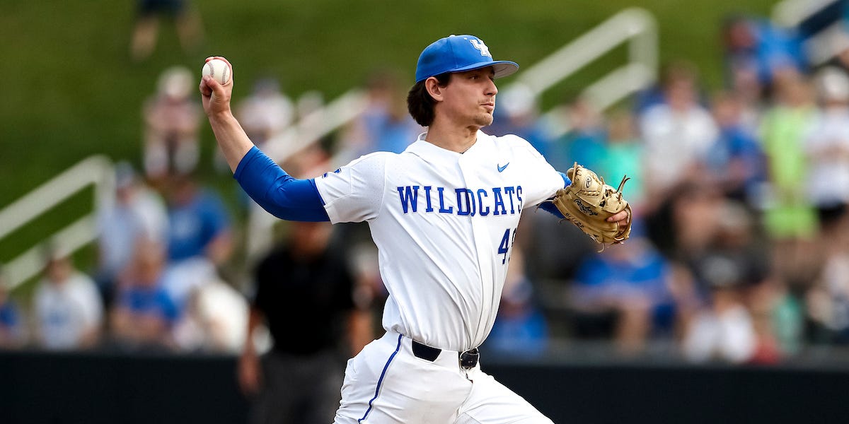 How might Kentucky handle its pitching staff in an NCAA regional?