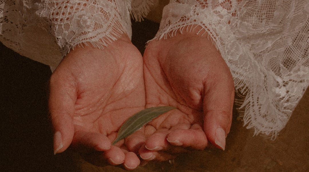 The truth hands give away... - by Susan Mar - A Ripple Away