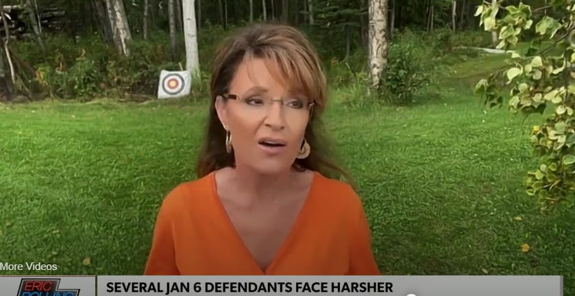 Sarah Palin Remembers When Lady Justice Was Too Blind To Even See ...