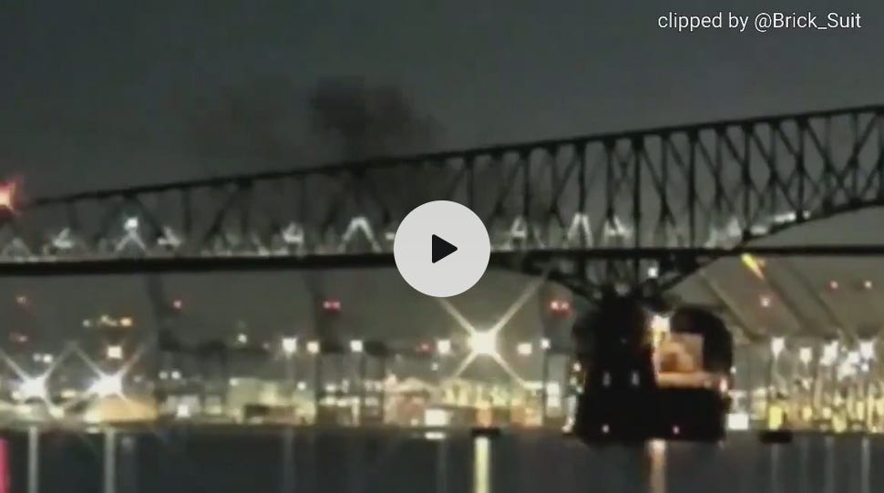 Multiple Intel Sources: Baltimore Bridge Collapse Was an “Absolutely ...