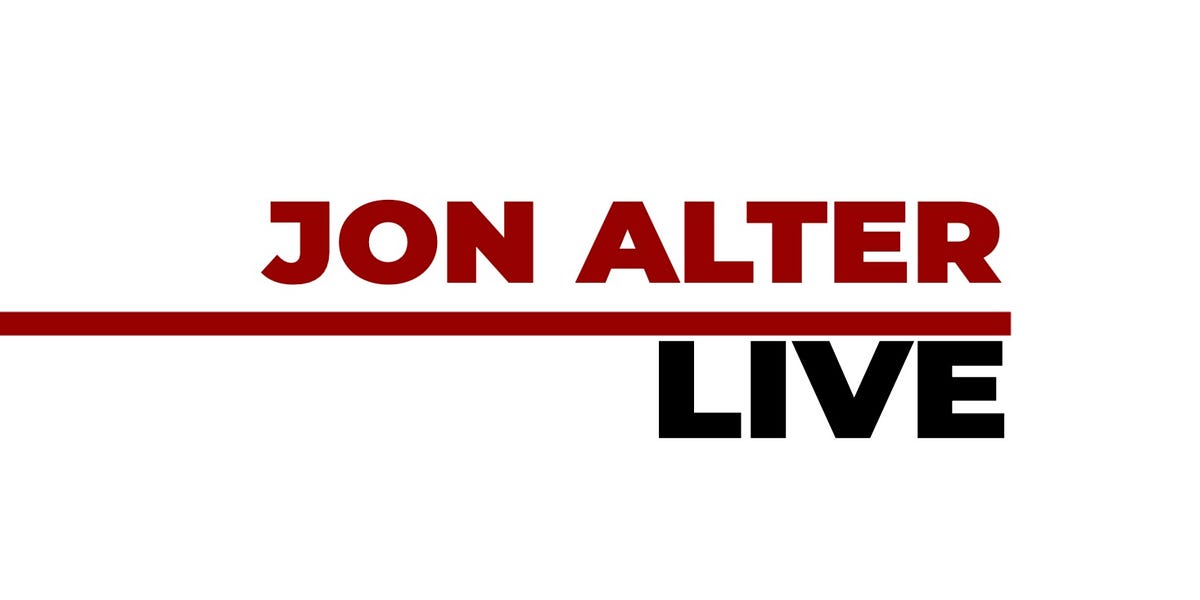 Jon Alter LIVE - OLD GOATS with Jonathan Alter