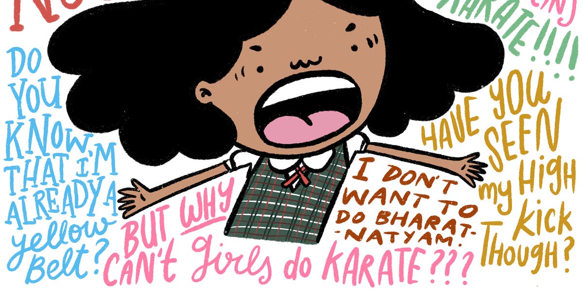 Bharatnatyam v. Karate - by Taarika John - Pencil Prattle