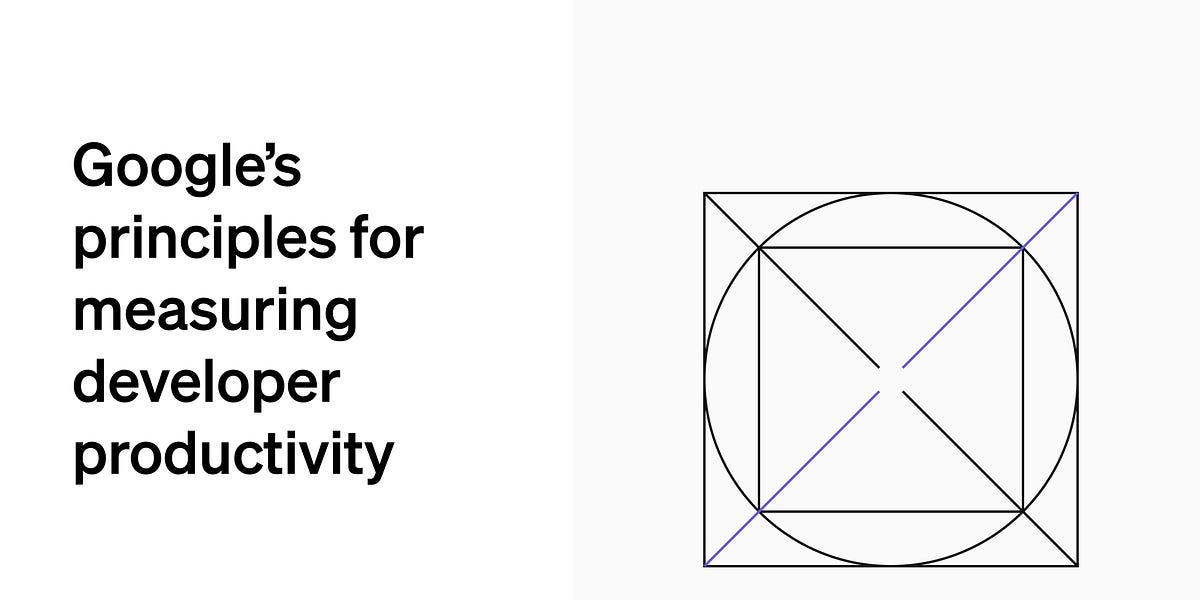Google’s principles for measuring developer productivity