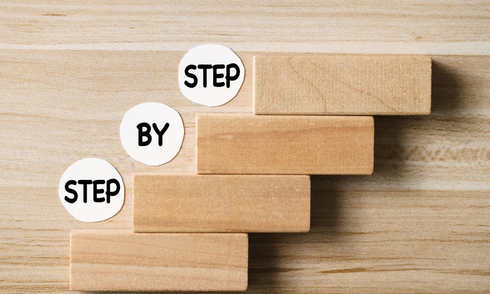 Two Steps Forward; One Step Back - by Steve Ruddock