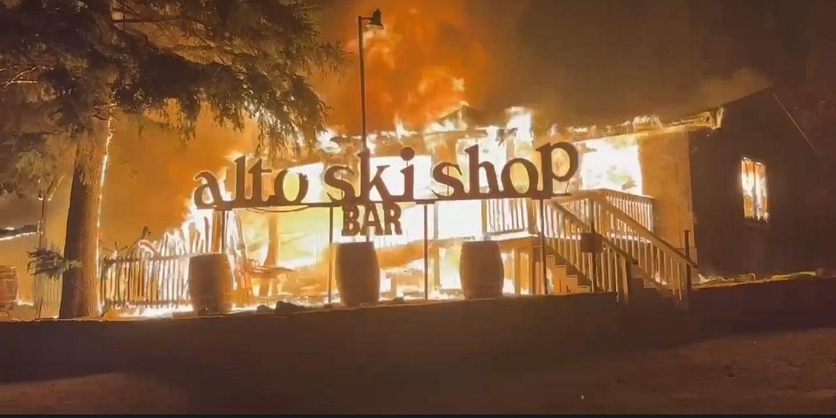 The South Fork and Salt Fires Blaze in Ruidoso, Mescalero Areas