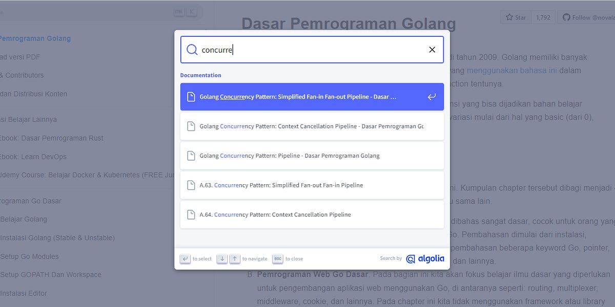 GitBook Legacy and HonKit Plugin for DocSearch v3