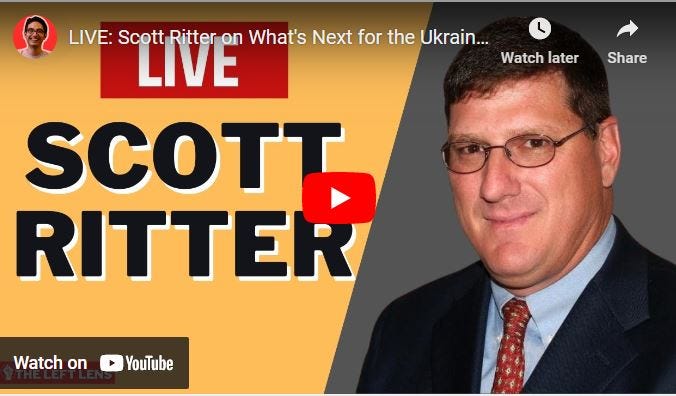 LIVE: Scott Ritter on What's Next for the Ukraine Crisis