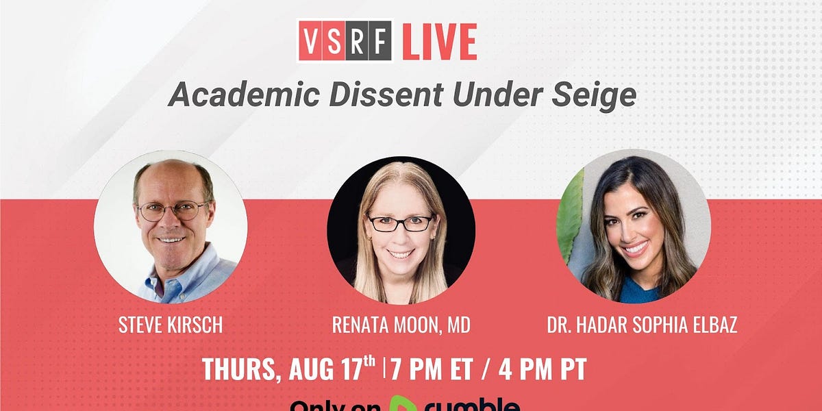 VSRF Live Tonight: Pediatrician Dr. Renata Moon, MD and the Purging of ...