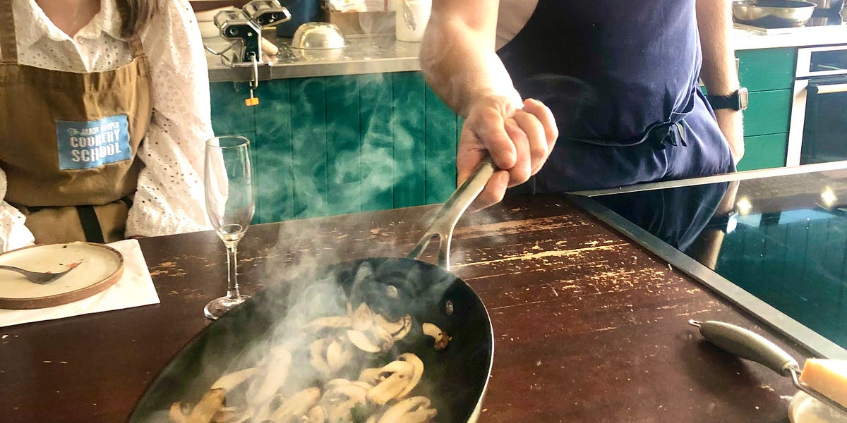 Learning to cook all over again - by Andy Neather