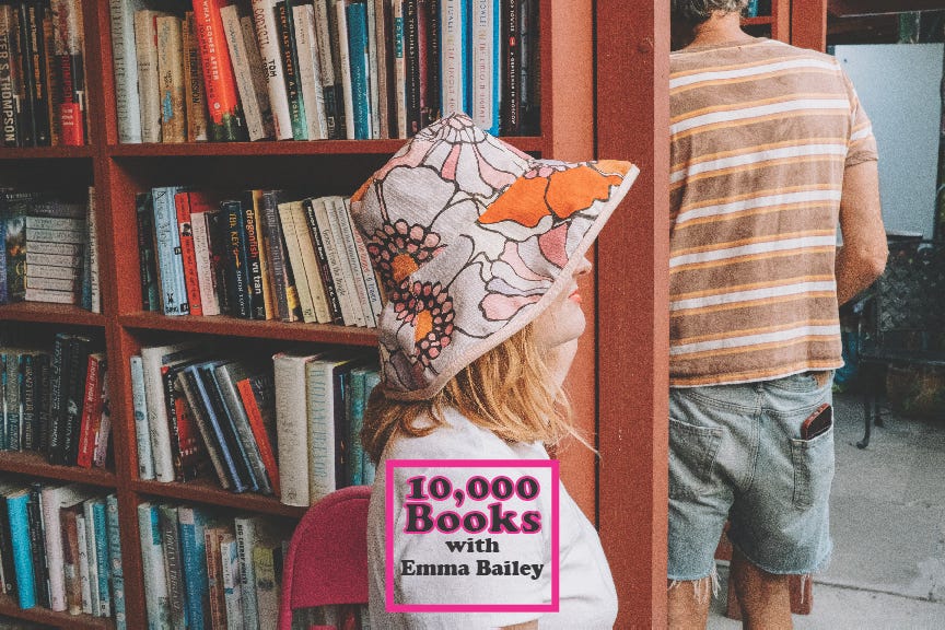 10,000 Books launching August 13th - by Emma Bailey