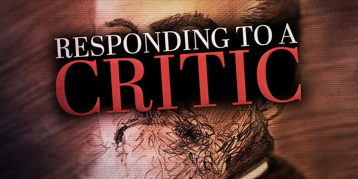 Response to Joseph Bronski - Keith Woods